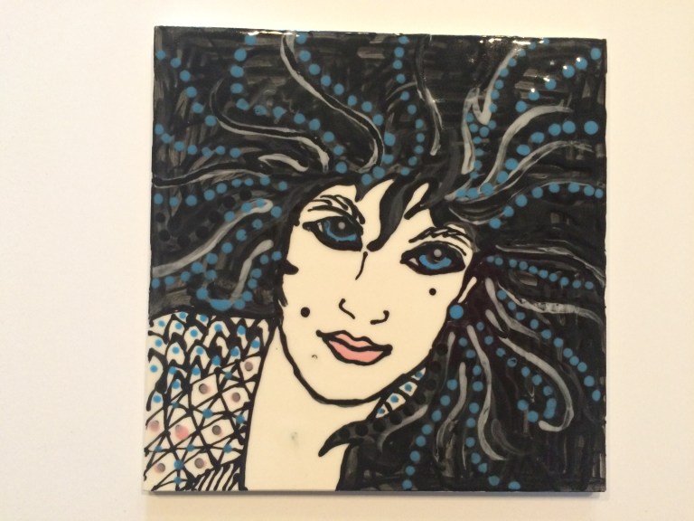 Gothic Tiles and Silly Sketches – Vampire Maman